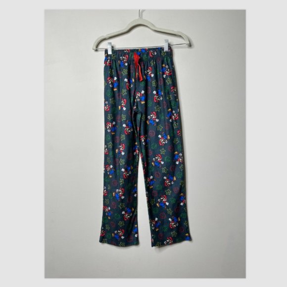 Nintendo | Pajamas | Super Mario Fleece Pajama Pants Boys Large | Poshmark
